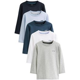 next Shirt Jungen Gr&ouml;&szlig;e 74 navy / hellblau / dunkelblau / grau / wei&szlig;