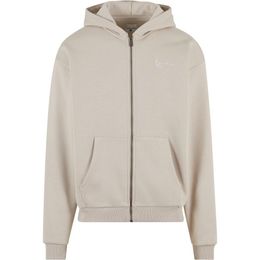 Karl Kani Sweatjacke 'Essential' Herren Gr&ouml;&szlig;e L kitt / wei&szlig;