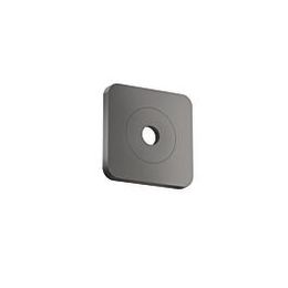 Hansgrohe AXOR Citterio C Wandrosette 28801330 120/120 softsquare, Polished Black Chrome
