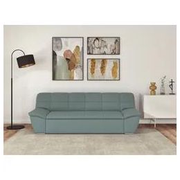 3-Sitzer DOMO collection "Splash", grün (mint), B:232cm H:76cm T:96cm, 100% Polyester, Sofas