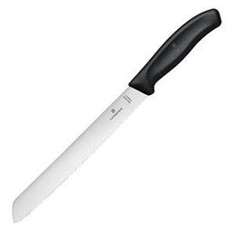 Victorinox Brotmesser silber glänzend, poliert, Klinge: 21,0 cm