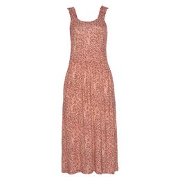 Beachtime by Lascana Damen Jerseykleid, rot bedruckt, Gr&ouml;&szlig;e 40