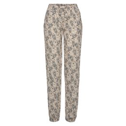Vivance Damen Jerseyhose, beige-bedruckt, Gr&ouml;&szlig;e 40