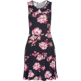 Beachtime by Lascana Damen Sommerkleid, marine-bedruckt, Gr&ouml;&szlig;e 42