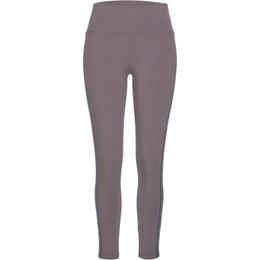 active by Lascana LASCANA ACTIVE Damen Leggings, stone, Gr&ouml;&szlig;e M (40/42)
