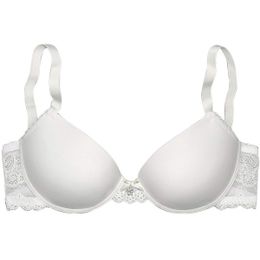 Lascana Damen Push-up-BH, creme, Gr&ouml;&szlig;e 80C