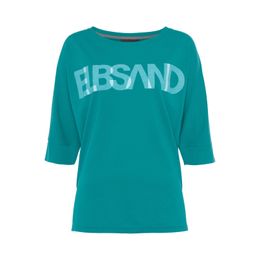 ELBSAND Damen 3/4-Arm-Shirt, seaweed teal, Gr&ouml;&szlig;e S (36)