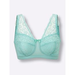 w&auml;schepur w&auml;schepur Damen BH ohne B&uuml;gel mit Spitze &uuml;berzogen, mint, Gr&ouml;&szlig;e 80C