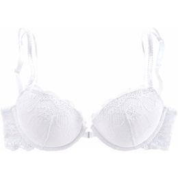 Lascana Damen Push-up-BH, wei&szlig;, Gr&ouml;&szlig;e 70A
