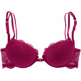 Lascana Damen Push-up-BH, beere, Gr&ouml;&szlig;e 80A