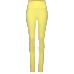 Lascana Damen Leggings, gelb, Gr&ouml;&szlig;e 32/34