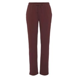 H.I.S. H.I.S Damen Pyjama, bordeauc, Gr&ouml;&szlig;e 56/58