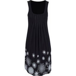 Beachtime by Lascana Damen Strandkleid, schwarz-wei&szlig;, Gr&ouml;&szlig;e 40