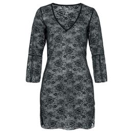 Petite Fleur Gold Damen Neglig&eacute;, schwarz, Gr&ouml;&szlig;e 36/38