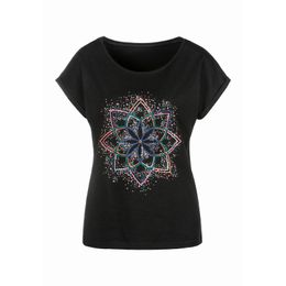 Buffalo Damen T-Shirt, schwarz, Gr&ouml;&szlig;e 32/34