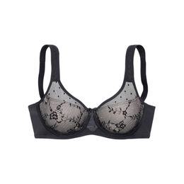 Nuance by Lascana Damen Minimizer-BH, schwarz-hellrosa, Gr&ouml;&szlig;e 70D