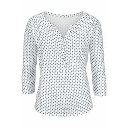 Lascana Damen Blusenshirt, offwhite, Gr&ouml;&szlig;e 44/46