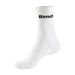 Bench. Damen Tennissocken, 6x wei&szlig;, Gr&ouml;&szlig;e 35/38