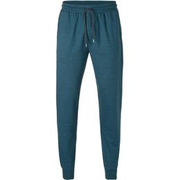 Bench. Loungewear Herren Sweathose, petrol-meliert, Gr&ouml;&szlig;e 44/46
