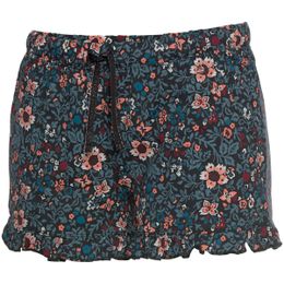 s.Oliver Damen Schlafshorts, petrol-gebl&uuml;mt, Gr&ouml;&szlig;e 40/42