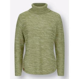 WITT Damen Pullover mit Rollkragen, schilf-meliert, Gr&ouml;&szlig;e 54