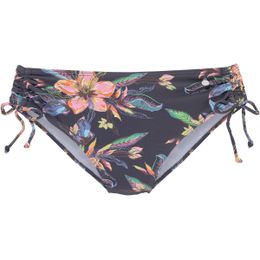 Lascana Damen Bikini-Hose, anthrazit-bedruckt, Gr&ouml;&szlig;e 36
