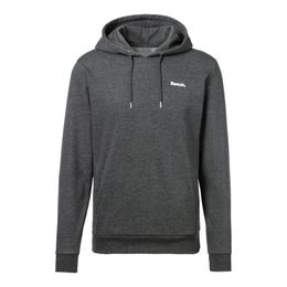 Bench. Loungewear Herren Hoodie, anthrazit-meliert, Gr&ouml;&szlig;e 60/62