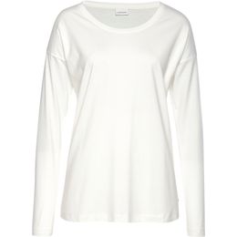 Lascana Damen Pyjamaoberteil, ecru, Gr&ouml;&szlig;e 40/42