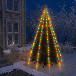 Weihnachtsbaum-Lichternetz，Kunstbaum mit 400 LEDs Mehrfarbig 400 cm vidaXL