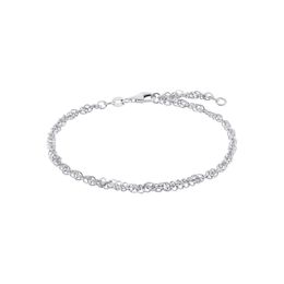 Fußkette Amor "Silver Anklet 2017460", silber (silberfarben), Fußkettchen, Silber 925 (Sterlingsilber)