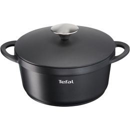 Schmortopf Tefal "Trattoria Bräter mit Deckel", schwarz, Ø:20cm, Töpfe, Antihaftversiegelung, für alle Herdarten geeignet, Induktion, E21844