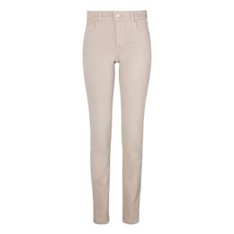 Slim-fit-Jeans Angels "CICI", Damen, Gr. 44, Länge 28, beige (beige used), Denim/Jeans, Obermaterial: 92% Baumwolle, 6% Polyester, 2% Elasthan, casual, slim fit lang, Jeans, mit Stretch-Anteil