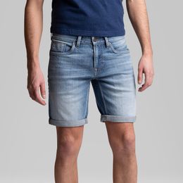 PME-Legend Jeansshorts PME LEGEND "NIGHTFLIGHT" Gr. 30, N-Gr, blau (mid blau), Herren, Denim/Jeans, Obermaterial: 99% Baumwolle, 1% Elasthan, Jeans