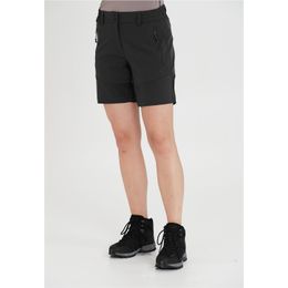 Shorts WHISTLER "LALA" Gr. 40, EURO-Größen, schwarz, Damen, 92% Polyester, 8% Elasthan, mehrfarbig, Hosen, mit extra komfortablem Funktionsstretch