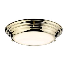Elstead Welland LED Deckenleuchte 5cm Poliertes Messing