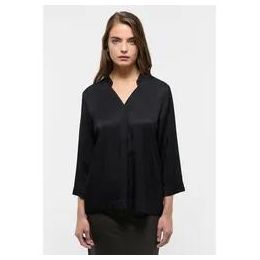 Longbluse Eterna "LOOSE FIT", Damen, Gr. 40, schwarz, 100% Viskose, casual, Blusen