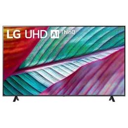 LG LED-Fernseher "75UR75006LK", F (A-G), Fernseher, schwarz, 75