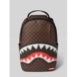 Sprayground Rucksack mit Label-Patch Modell 'SHARKS IN PARIS'