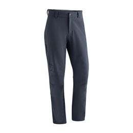 Funktionshose Maier Sports "Herrmann" Gr. 24, Kurzgrößen, grau, Herren, 91% Polyamid, 9% Elasthan, Hosen, warme Herren Outdoorhose, robuste Wanderhose, Regular Fit