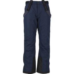 Skihose WHISTLER "Fairfax" Gr. 4XL, EURO-Größen, blau (dunkelblau), Herren, 100% Polyester, unifarben, Hosen, mit wasser- und winddichter Funktionsmembran