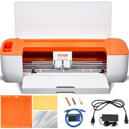 VEVOR Vinyl-Schneidemaschine, DIY-Schneidemaschine mit Bluetooth-Konnektivität, Kompatibel mit iOS, Android, Windows & Mac, Umfangreiche Designs enthalten, Individuelle Karten, Heimdekoration