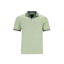 Hajo Poloshirt 'Jaspe' Herren Gr&ouml;&szlig;e M/L apfel / schwarz