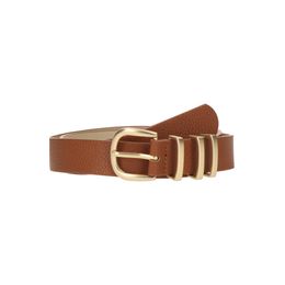 PIECES Belt female size 85 Cognac