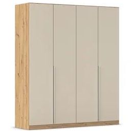 Drehtürenschrank Rauch "Kleiderschrank Schrank Garderobe AGORDO mit Dekor- oder Hochglanzfront", braun (eiche artisan, champagner), B:181cm H:210cm T:54cm, Holzwerkstoff, Schränke, durchdachte Innenausstattung, in 6 Breiten und 2 Höhen MADE IN GERMANY