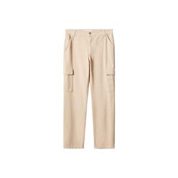 Mango Cargojeans 'newcargo' Damen Gr&ouml;&szlig;e 32/33 hellbeige