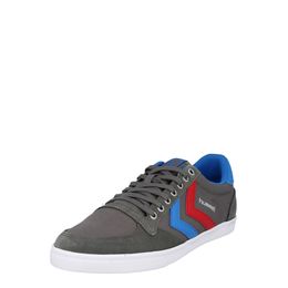Hummel Sneaker 'Slimmer Stadil' Herren Gr&ouml;&szlig;e 45 blau / silbergrau / dunkelgrau / rot