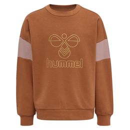 Hummel Sweatshirt M&auml;dchen Gr&ouml;&szlig;e 134 hellbraun / pastelllila