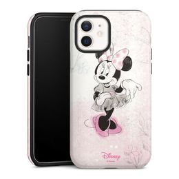 DeinDesign iPhone 12 mini Handy Panzer Handyh&uuml;lle robuste Outdoor H&uuml;lle Schutzh&uuml;lle gl&auml;nzend Vintage Minnie Mouse Disney Tough Case