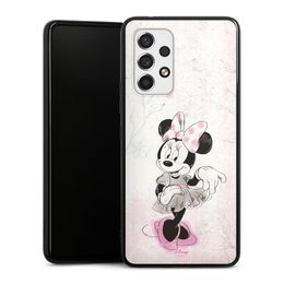 DeinDesign Galaxy A53 5G Handy Silikon H&uuml;lle Case schwarz Handyh&uuml;lle Minnie Mouse Vintage Disney