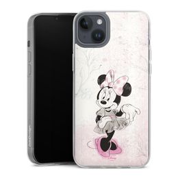 DeinDesign iPhone 14 Plus Handy Silikon H&uuml;lle Case transparent Handyh&uuml;lle Vintage Minnie Mouse Disney Silikon Case